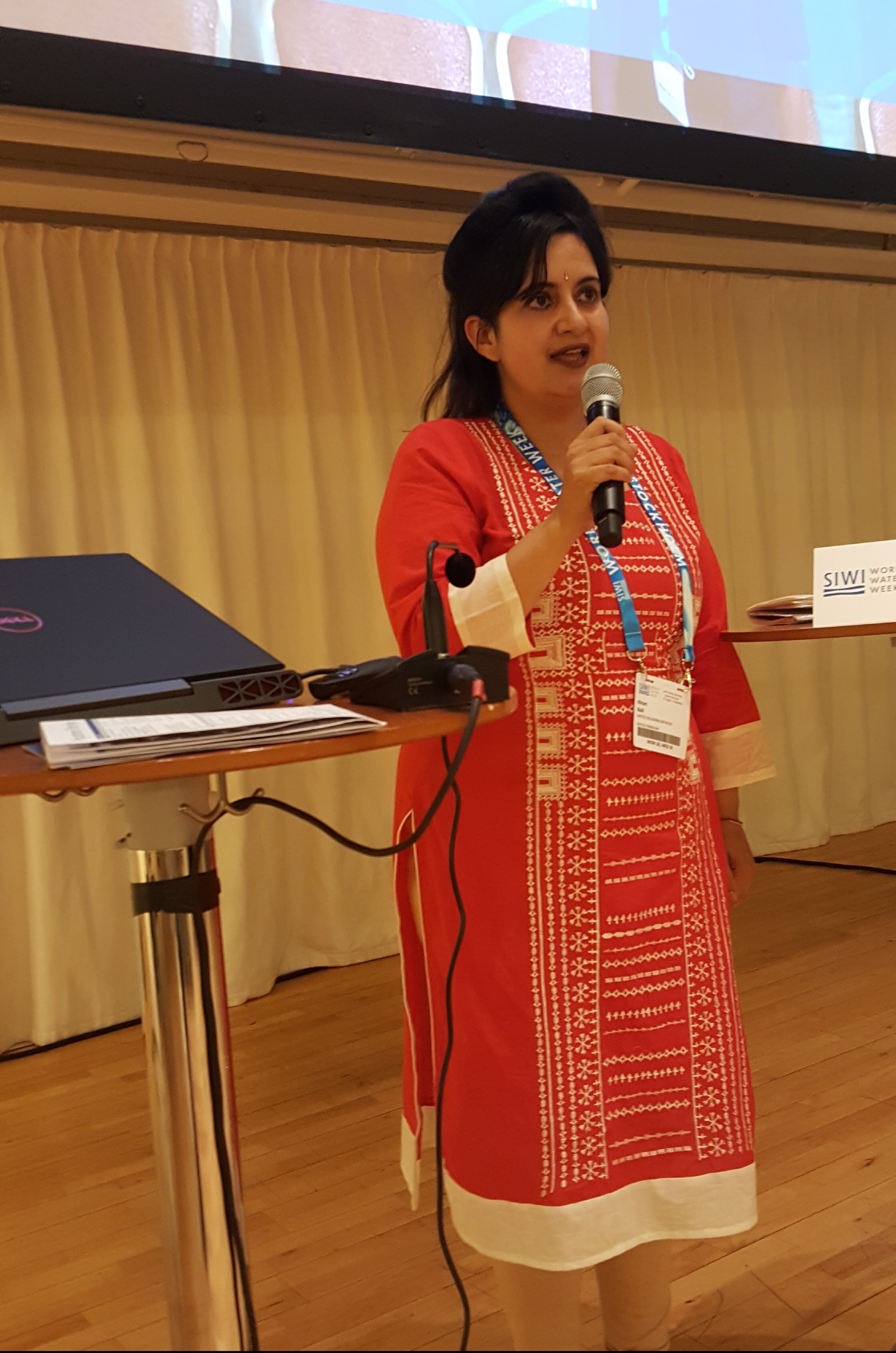 Kiran Bali Speaks at World Water Week | URI