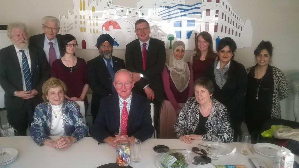 URI Founder and President Bishop William Swing visits URI members in ...