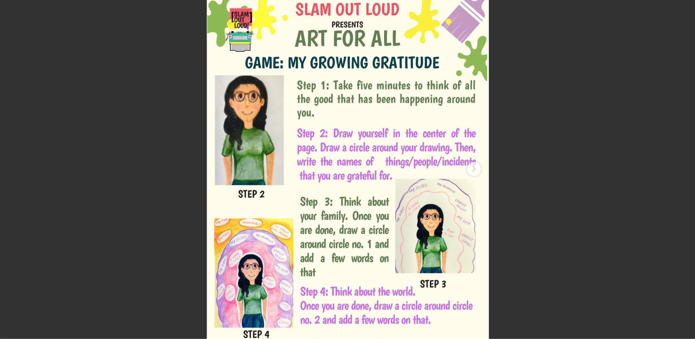 Slam Out Loud Invites Artistic Entries - My Growing Gratitude | URI